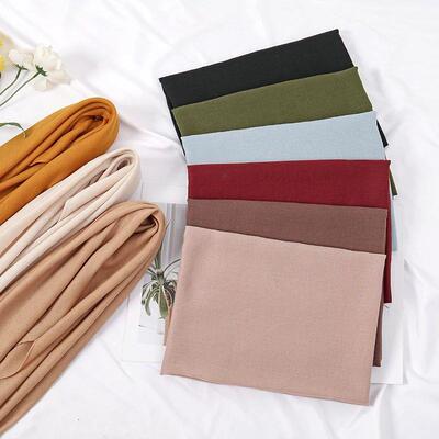 90*90cm Thin Soft Square Scarves for Women Simplicity Solid