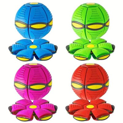 1pc Flying Saucer Bounce Ball, Pet Toy Bounce Ball, Durable,