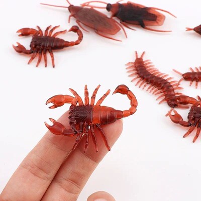 12pc Funny Fake Cockroach Halloween Party Decoration Trick P