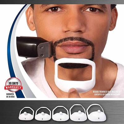 Beard Styling Template Symmetric Cut Shaver Mold 胡须造型板