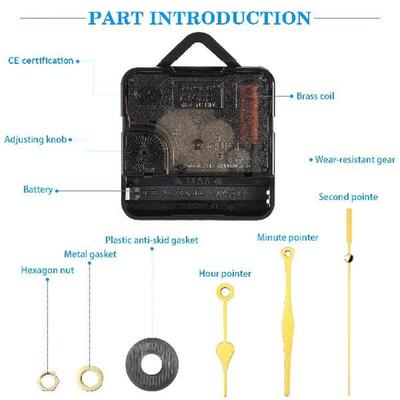 Quartz C Movement Mechanism Kit Mechanisms Wall Timer