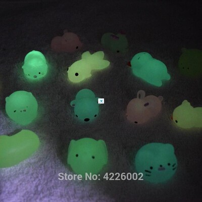 5pcs/pack Mochi Squishy Squeeze Cat Cute Antistress Squish