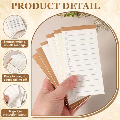 4/8Pcs Portable Field Notes Small Notepads 50Sheet Pocket No