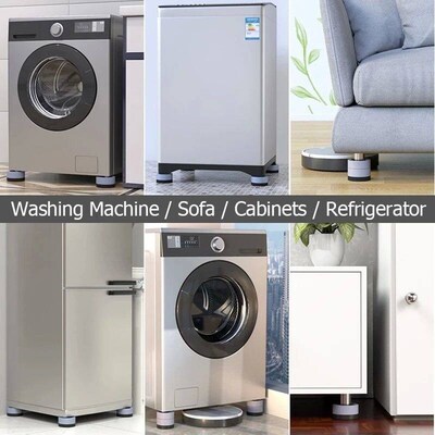 4 Pcs Washing Machine Anti Vibration Pads Lifting Rubber Fee