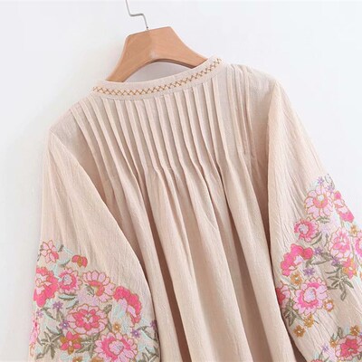 Happie Queens Vintage Chic Women Bohemian Tassel Beach Flora