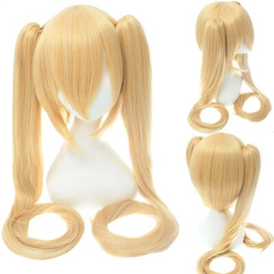 Wig Cosplay Miku 28 Warna Rambut Sintetis Tahan Panas Panjan