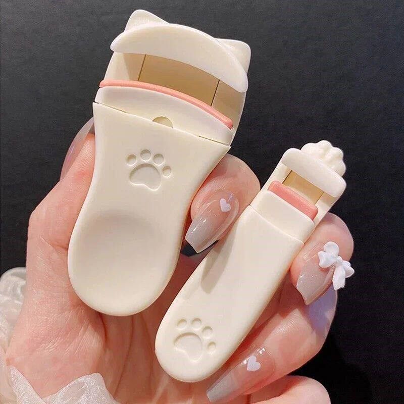 1/2Pcs Eyelashes Curler Cute Designs Cat Claw Long Lasting P
