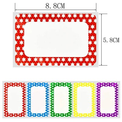 50-150pcs Colorful Blank Handwritten Name Stickers Labels Ch