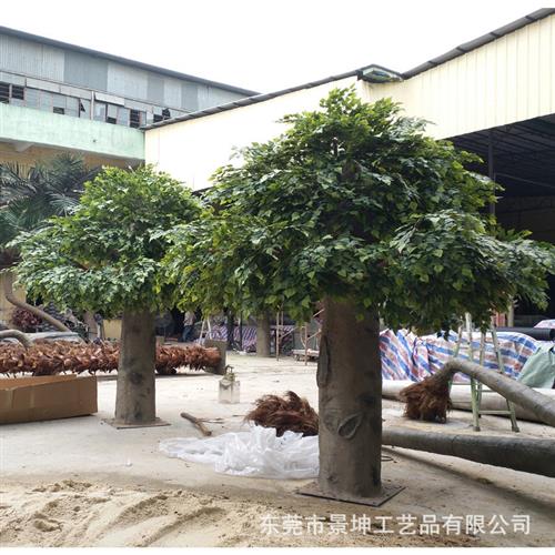 仿真白桦树人造大树源厂家供应室内外装饰设计景观树园林造景