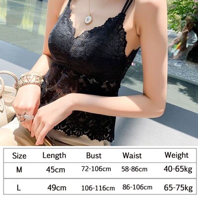 Women Lace Embroidery Bralettes Hollow Cross Bow Beauty Back