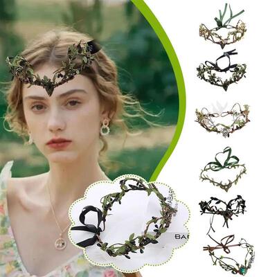 Elven Crown Elf Tiara Vine Headpiece Fairy Witch Diadema Got