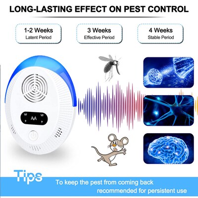 6PcsUltrasonic Pest Repeller Indoor Electric mosquito liquid