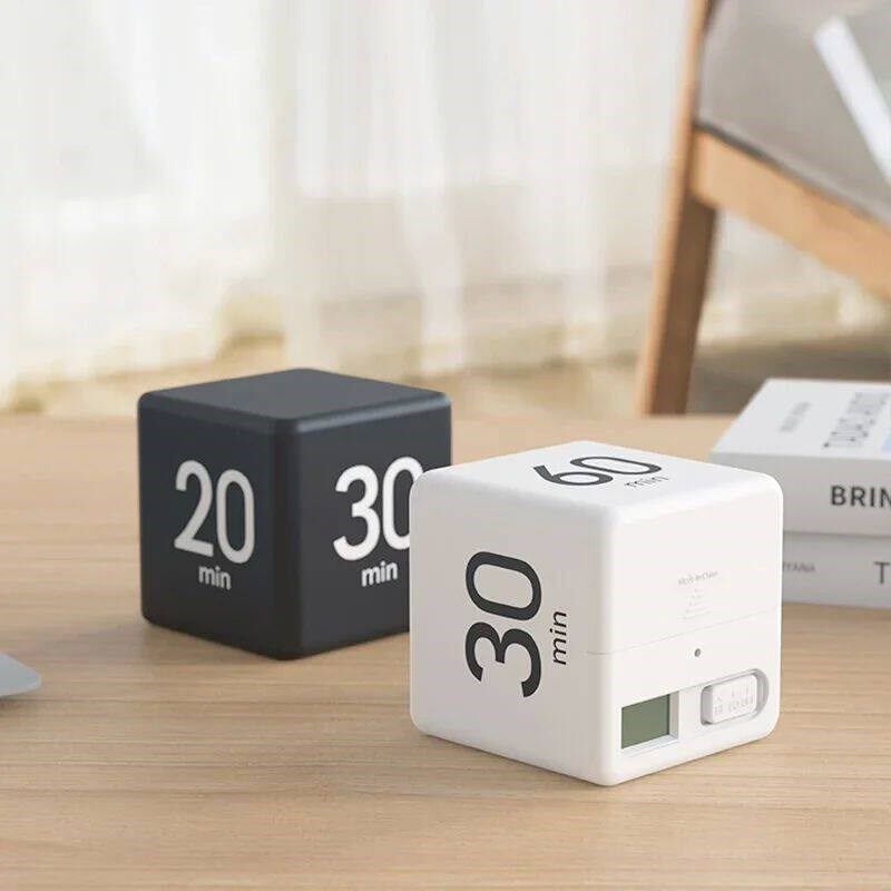 Productivity Cube Timer Gravity Sensor Flipping LED Display