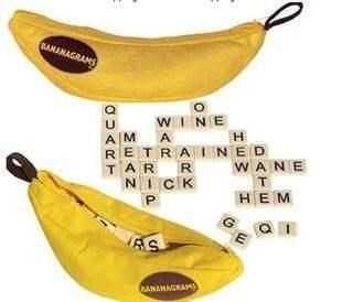 BANANAGRAMS WORD GAME EDUCATIONAL ANAGRAMS TRAVEL GRID