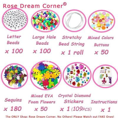 Arts and Crafts Supplies for Kids School Craft Box Girl Gift