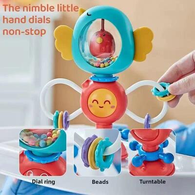 Suction Cup Spinner High Chair Baby Toys 6 12 Months Rotatin
