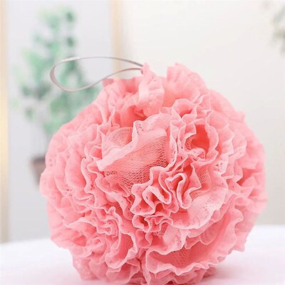 Large Size Bath Shower Loofah Sponge Pouf Body Wash Scrubber