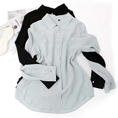 New Style Silk Shirt Womens Autumn Elegant Fashion Commuter