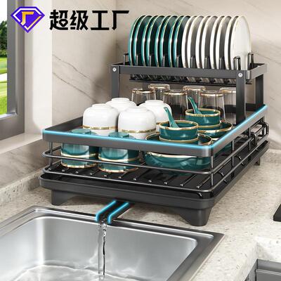 Dish Drying Rack Kitchen Counter, Large Drainboard Holders
