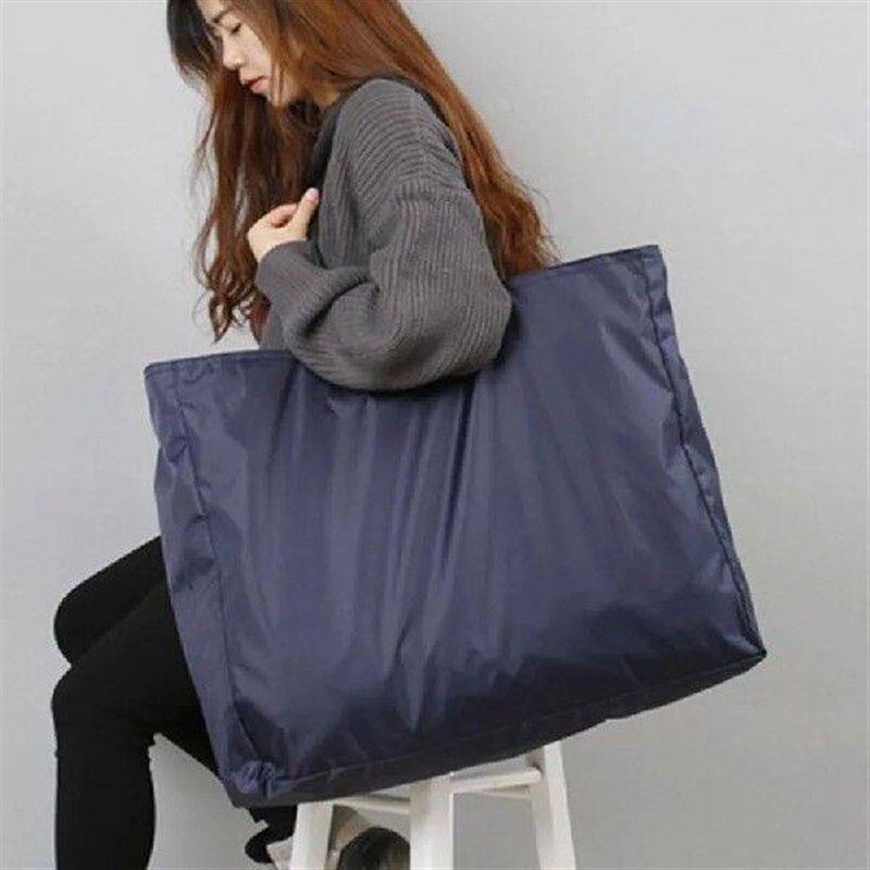 Shopping Bags Large Capacity Grocery Totes With Zipper