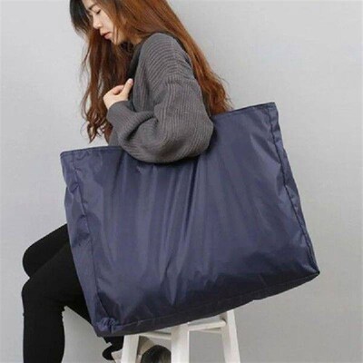 Shopping Bags Large Capacity Grocery Totes With Zipper