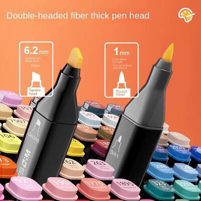 30 Colors Double-Ended Alcohol-Based Quick-Drying Markers St
