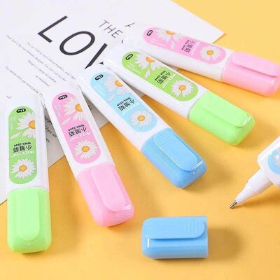 Korean correction fluid, white-out correction pen for studen