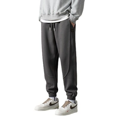 Pants Mens Summer Loose Nine-point Pants teny Bran Knitte M