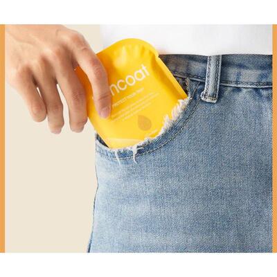 5pcs Portable Thickened Raincoat Travel Outdoor Rainwear Wat
