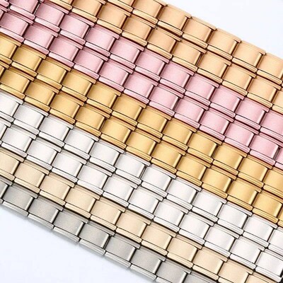 2025 New Men and Women Starry Colors 18 Pieces Italian Charm