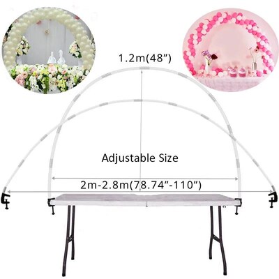 Table Balloon Arch Set Ballon Column Stand for Wedding Birth