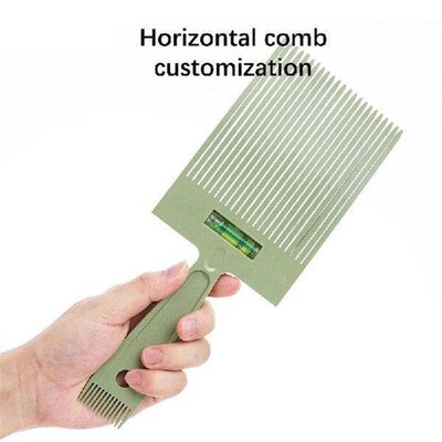 Professional Flat Top Guide Comb Built-In Horizontal Lines