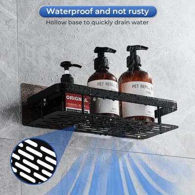 Bathroom Shelves No-drill Corner Shelf Shower Storage Rack H