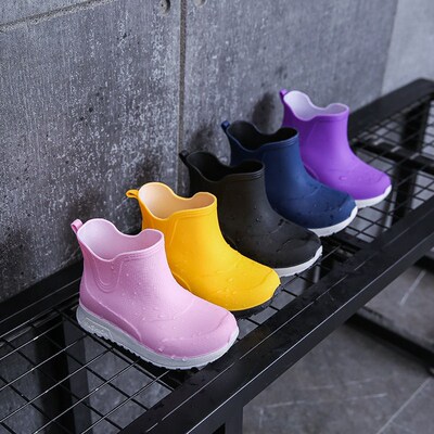 Fashionable Rain Boots For Girls, Non-slip Childrens Rain B