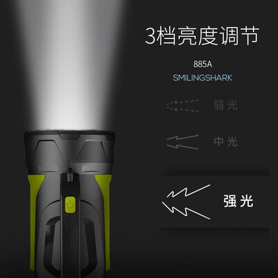 Outdoor Strong Light Searchlight ABS Patrol Long-range Port