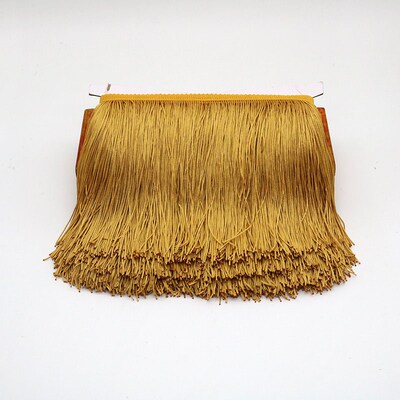 1 yards 20cm Long Fringe Lace Tassel Polyester Lace Trim Rib