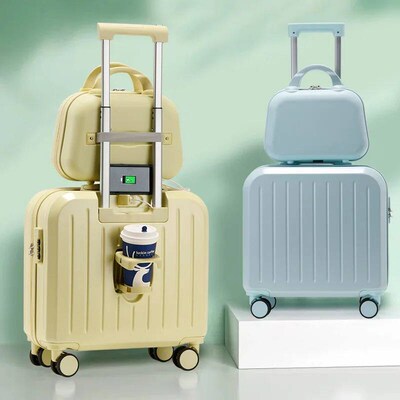 18/20 Inch Suitcase Boarding Multifunctional Travel Suitcase