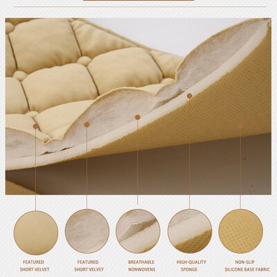 Plush Car Seat Covers Universal Winter Warm Seat Cushion Pad