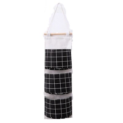 Storage Bag Rack Wall Mounted Bedroom Storage Bag Multifunc