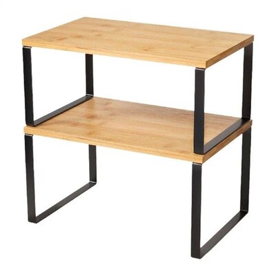 Kitchen Organizer Wood and Metal Stand Easy to Assemble 2