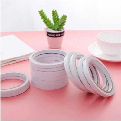 Width 5mm~20mm White Double Sided Tape Super Strong Adhesive
