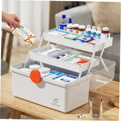 Medical first aid home medicine storage box manufacturer wh