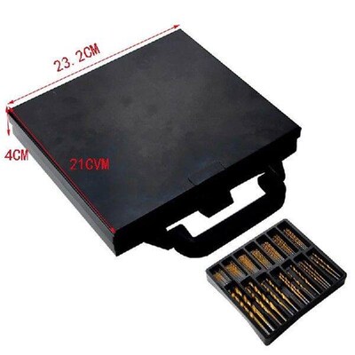 99PCS/Set Twist Drill High Speed Steel Titanium-plated