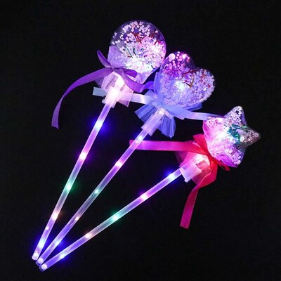 LED Magic Fairy  Christmas ree Wands Rave Toy Light-up Magic