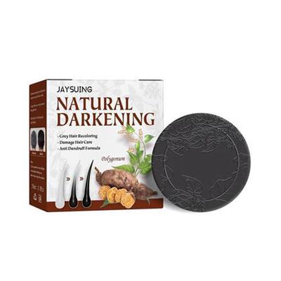 Polygonum Essence Hair Darkening Shampoo Soap Natural