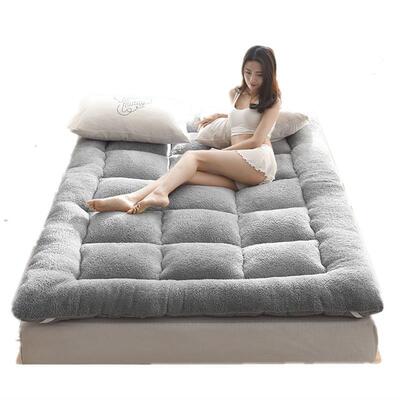 羊羔绒加绒加厚床垫Lambswool-lined thickened mattress tatami