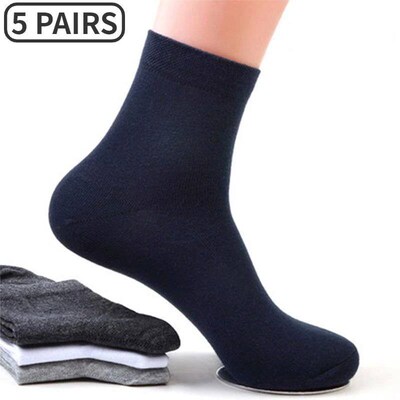 5/10 Pair High Quality Men Sock Cotton Caual Buine Middle