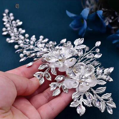 Bridal Wedding Accessories Updo Hair Insert Comb Rhinestone