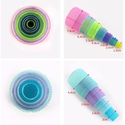 Hair Rollers Self Grip Hook Hair Curlers Heatless Roller Sal