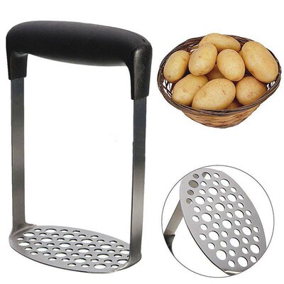 1Pcs Fruit Tool Mashed Mud Vegetable Potatoes Pressure Plast